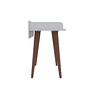 Manhattan Comfort Hampton Solid Wood Home Office Desk in Black