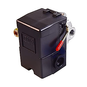 Air Compressor Pressure Switch Control 95-125 PSI 4-Port with Unloader 1/4-95-125
