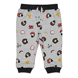 Harry Potter Newborn Baby Boys 3 Pack Jogger Pants Gryffindor 6-9 Months Multicolor