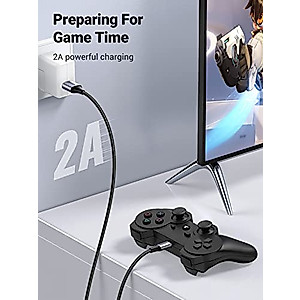 UGREEN Mini USB Cable [3ft, 2-Pack] USB Mini B 2.0 Cable Nylon Braided Charging Cord Compatible with Garmin Nuvi GPS,SatNav,Dash Cam,Blue Yeti,Digital Camera,PS3 Controller,Hard Drive,MP3 Player,GoPro