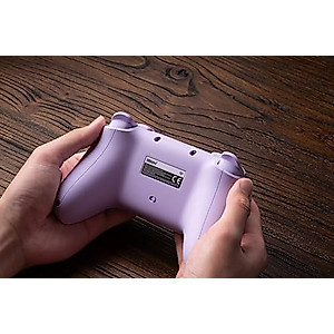 8BitDo Ultimate 2C Wireless Controller for Windows PC and Android, with 1000 Hz Polling Rate, Hall Effect Joysticks and Triggers, and Remappable L4/R4 Bumpers (Purple)