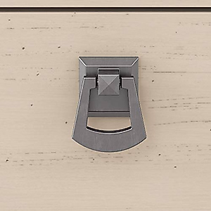 Bush Furniture Salinas Accent Storage Cabinet with Doors, Antique White