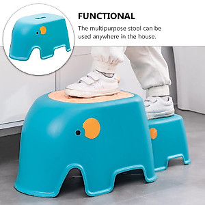 Housoutil Kids Step Stool 2pcs Children's Step Stool Pp Baby Combination Mini Kids Step Stools