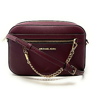 Jet Set Large Saffiano Leather Crossbody Bag