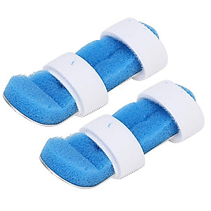 Finger Splint, Aluminum Finger Adjustable Finger Orthosis with Soft Sponge Lining Finger Brace for Broken Fingers Arthritis Pain Sports Injuries(S)