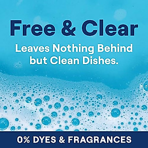 Seventh Generation Dishwasher Detergent Gel for Sparkling Dishes Free & Clear Fragrance Free 42 oz, Pack of 6