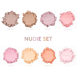 MARBLERS Lip Safe Mica Powder Colorant Set [Nudie 8 Color Set] |Cosmetic | Epoxy Resin Pigment | Dye | Non-Toxic, Vegan, Cruelty-Free | Lip Gloss, Nails, Body Butter, Bath Bomb, Candle & Soap Making