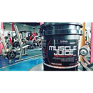 Ultimate Nutrition Muscle Juice Revolution 2600, Lean Muscle Mass Gainer Protein Powder with Glutamine, Whey Protein Isolate for Weight Gain, Time Release Carbohydrates, 11.1 Pounds, Strawberry