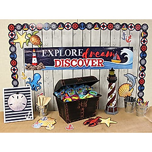 Teacher Created Resources (8895) Nautical Sea Life Accents