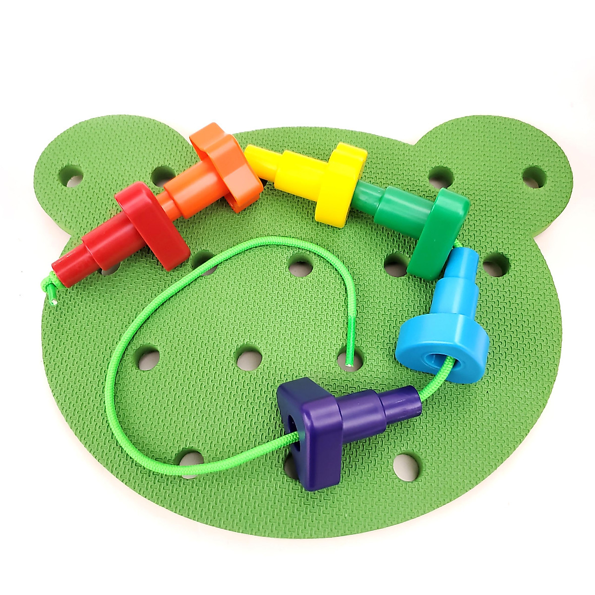 KIDS KORNER New & Improved Jumbo Shapes Pegboard Toddler Game Set - Educational Stacking Sensory Toys, Peg Math Manipulatives with Learning Activities eBook