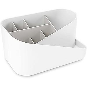 Umbra Glam Cosmetic and Accessory Organizer, White
