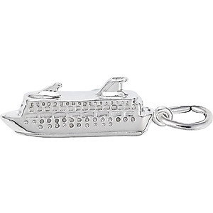Rembrandt Cruise Ship Charm - Metal - Sterling Silver