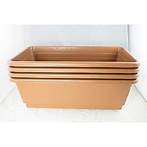 4 Japanese Plastic Bonsai Training Pot/Flower Garden Planter 18"x 10.5"x 5.75"