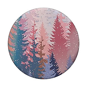 Trees Floral Pattern Phone Popper PopSockets Standard PopGrip