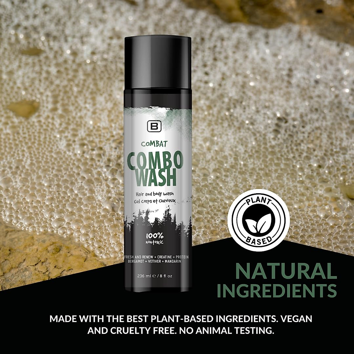 Combat Combo Wash - EWG VERIFIED ™ - Organic - | Cruelty Free | Vegan.