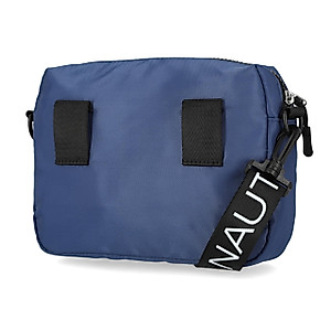 Nautica Womens Nautica Nylon Bean Bag Crossbody/Belt Bag With Adjustable Shoulder Strap, Indigo, One Size