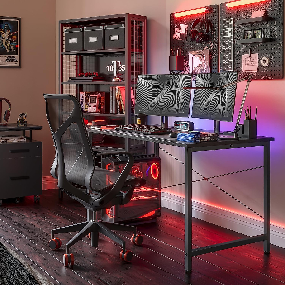 BANTI Computer Desk, 32 inch Home Office Desk, Modern Simple Style PC Table for Home, Office, Study, Writing, Black