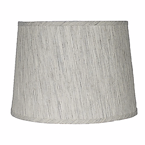 Urbanest French Drum Lampshade Linen, 12-inch (Gray Tone, Set of 1)
