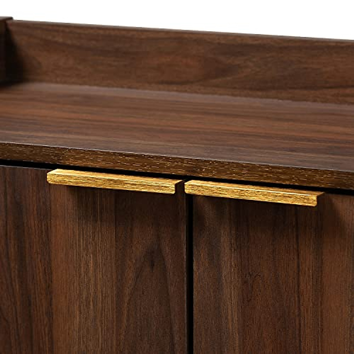 Baxton Studio Lena Shoe Storage Cabinet, Walnut (157-9536-Hit)