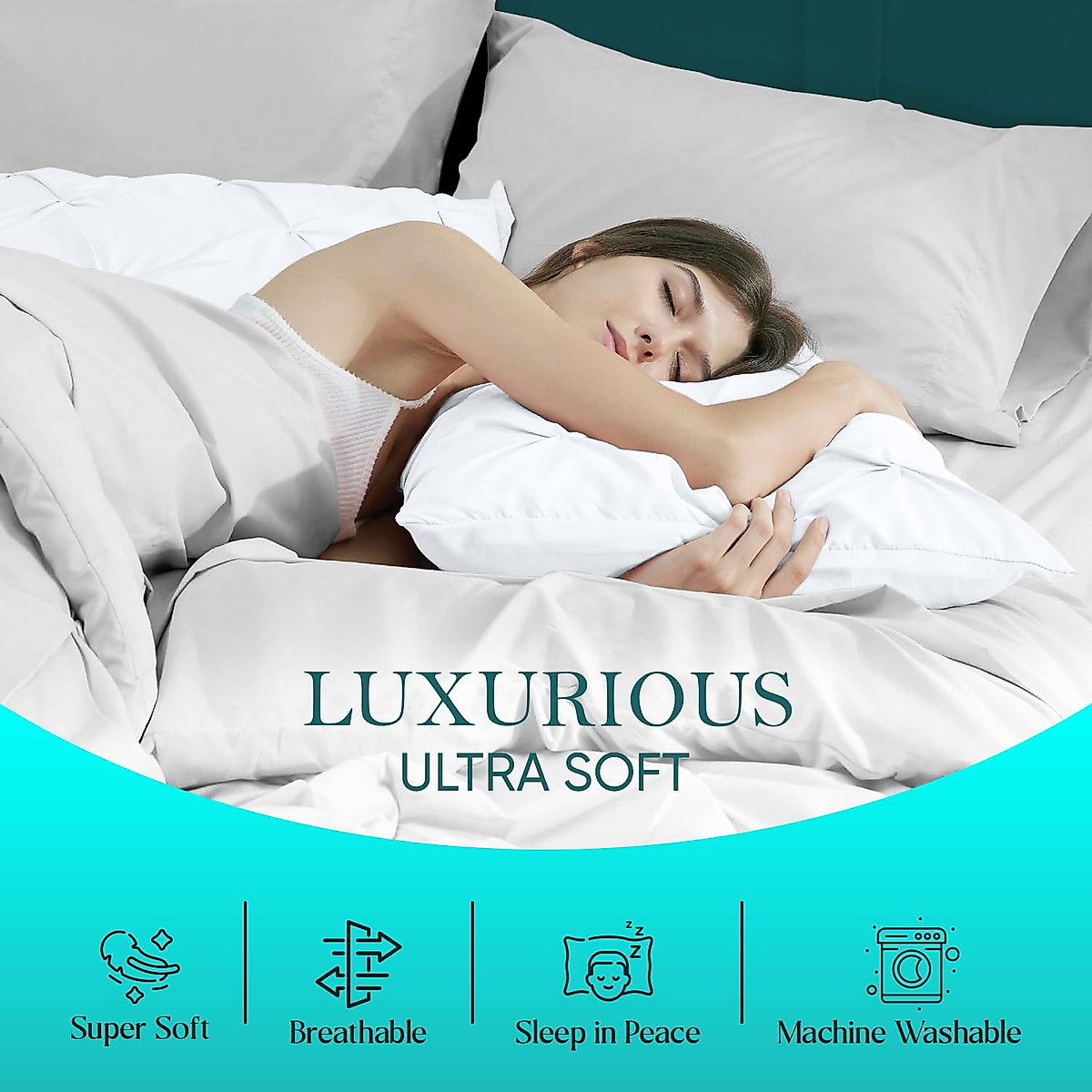 Standard Pillow Shams Set of 2 Pinch Pleated White Pillow Shams Standard Size 20x26 Pillow Covers 100% Egyptian Cotton 600 TC Soft Skin Friendly Cushion Cover Cases Decorative Pillow Shams for Bed