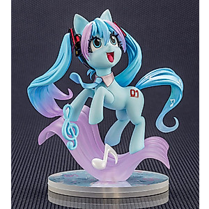 Kotobukiya Hatsune Miku feat. My Little Pony Bishoujo Statue, Multicolor