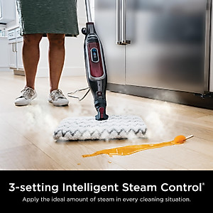Shark S5003D Genius Hard Floor Cleaning System Pocket Steam Mop, Burgundy/Gray