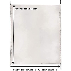 Straight Creek Trading Replacement Slide Out Awning Fabric (White, 72.0)