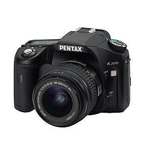 Pentax K200D 10.2MP Digital SLR Camera with Shake Reduction 18-55mm f/3.5-5.6 Lens