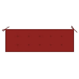 imasay Garden Bench Cushion Red 59.1"x19.7"x1.2"