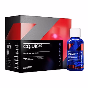CARPRO CQUARTZ UK 3.0_30ml Kit - Ceramic Coating Finish, Quartz Based Nanotechnology, Bonds to Paint, Glass, Metal and Plastic