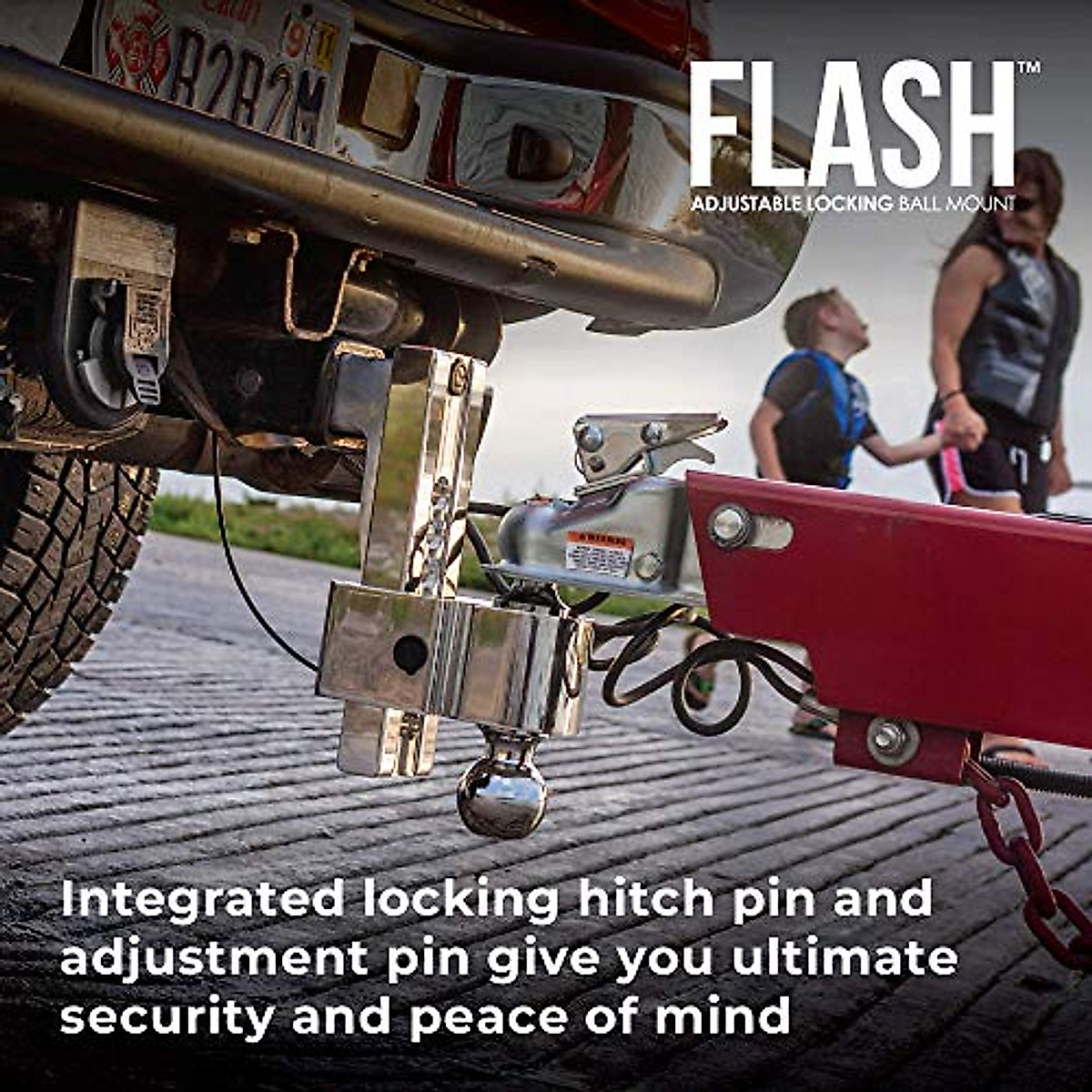 Fastway DT-ALBM7025 10" Drop 2.5" Shank Double Ball Adjustable Hitch