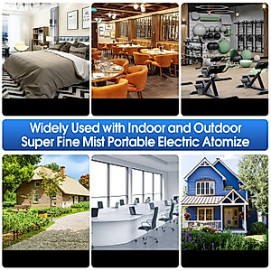 4.5L (1.2 Gallon) Electric ULV Portable Fogger Sprayer Machine Spraying Distance 30ft with 16.4ft Cord Atomizer Mist Cold Fogger for Home,Hotel,Church,School,Lawn and Garden