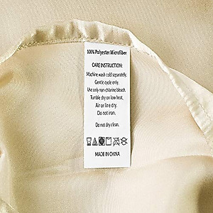 LCBD Silky Satin Toddler Pillowcases Set of 2, Super Soft Travel Pillow Covers, Small Kids Pillow Cases with Envelope Closure, 13"x 18", Champagne