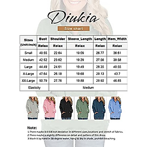 Diukia Women's Casual Button V Neck Solid Color Hooded Sweatshirt 2022 Fall Warm Long Sleeve Hoodie Outwear Fashion Drawstring Pocket Pullover Tops for Ladies Navy Blue S 4-6