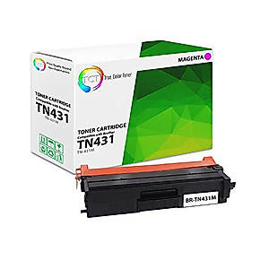 TCT Premium Compatible TN431 TN-431 TN431BK TN431C TN431M TN431Y Toner Cartridge Replacement for Brother HL-L8260CDW L8360CDW L8360CDWT, MFC-L8610CDW Printers (Black, Cyan, Magenta, Yellow) - 4 Pack