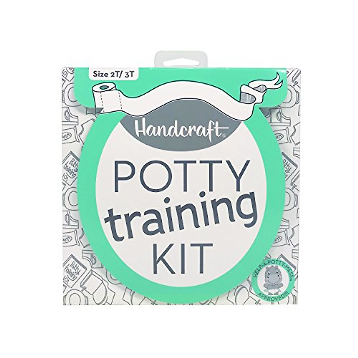 Handcraft Potty Training Kit for Toddlers, Includes parent guide, Training Pants and more, Teal, size 2T/3T