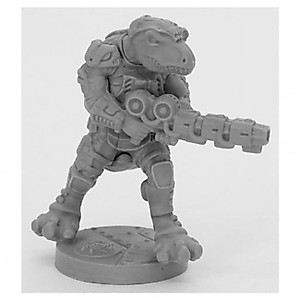 REAPER Miniatures Blacktooth Suppressor 49008 Bones Black Unpainted Plastic Mini
