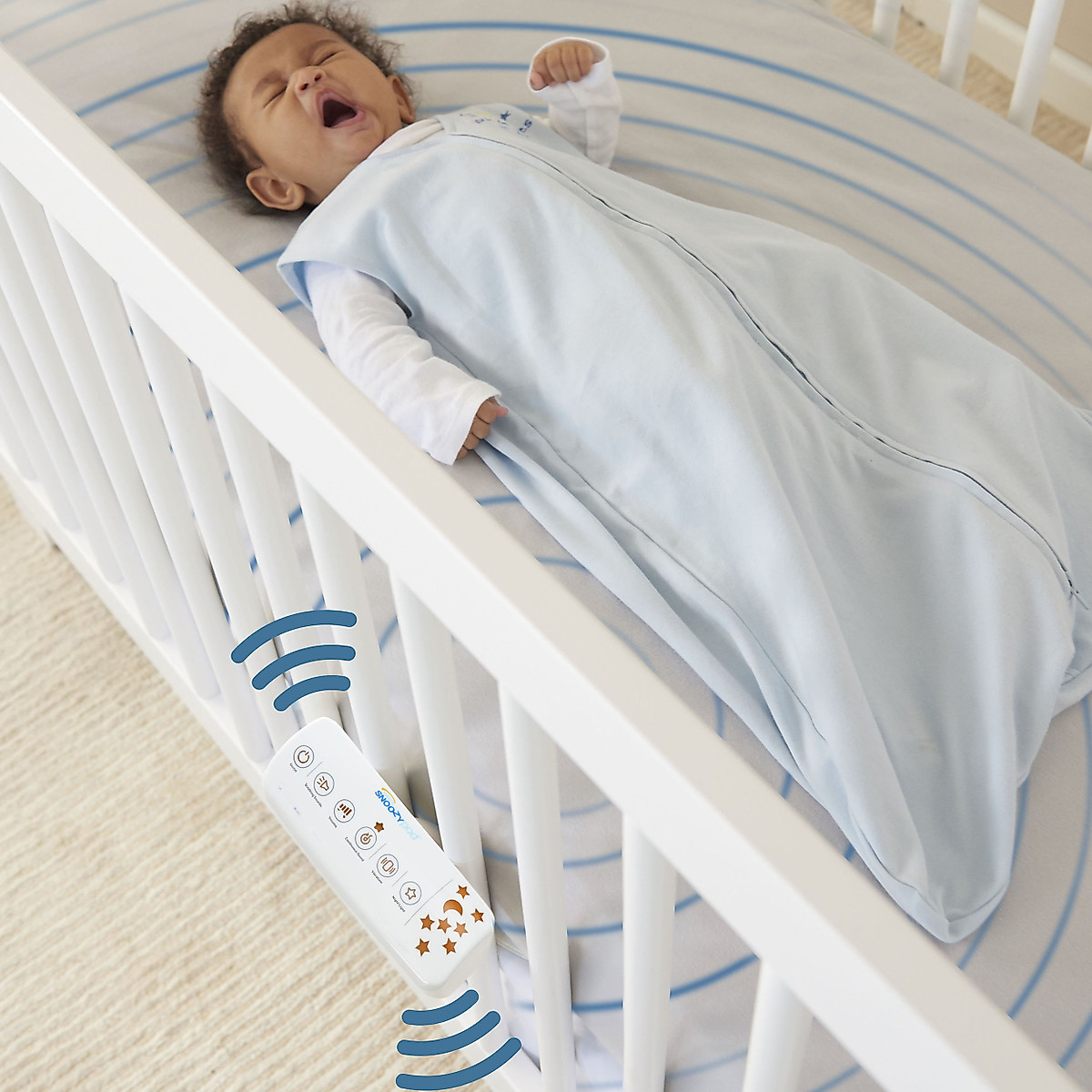 Halo Snoozypod Vibrating Bedtime Soother, White