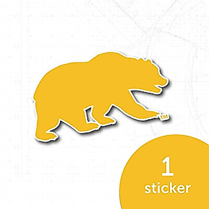 Berkeley University of California Golden Bears Cal UC Golden Bears Cal UC Vinyl Decal Laptop Water Bottle Car Scrapbook Sticker (IND 00008a)