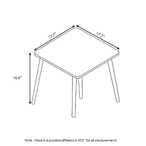 Furinno Theo Side Tables, OAK