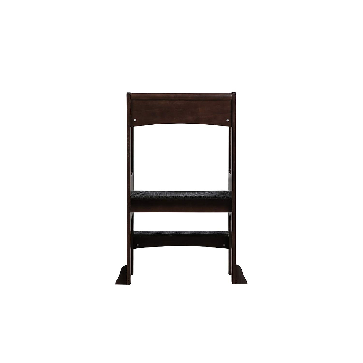 Stylish Kids On The Rise Kitchen Step Stool, Wooden Toddler Standing Tower with Safety Non-Slip Mat - Perfect for Kitchen Countertops, Ideal Kids Helper Learning Step Stool for Ages 3+ Espresso