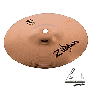 Avedis Zildjian Company ZILDJIAN S8S 8-INCH S FAMILY SPLASH CYMBAL W/ BRIGHT SOUND - BRILLIANT FINISH With ZKEY