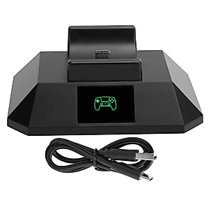 Controller Single Charging Stand for PS5, Charger Charging Docking Station with Display for PS5 Gamepad