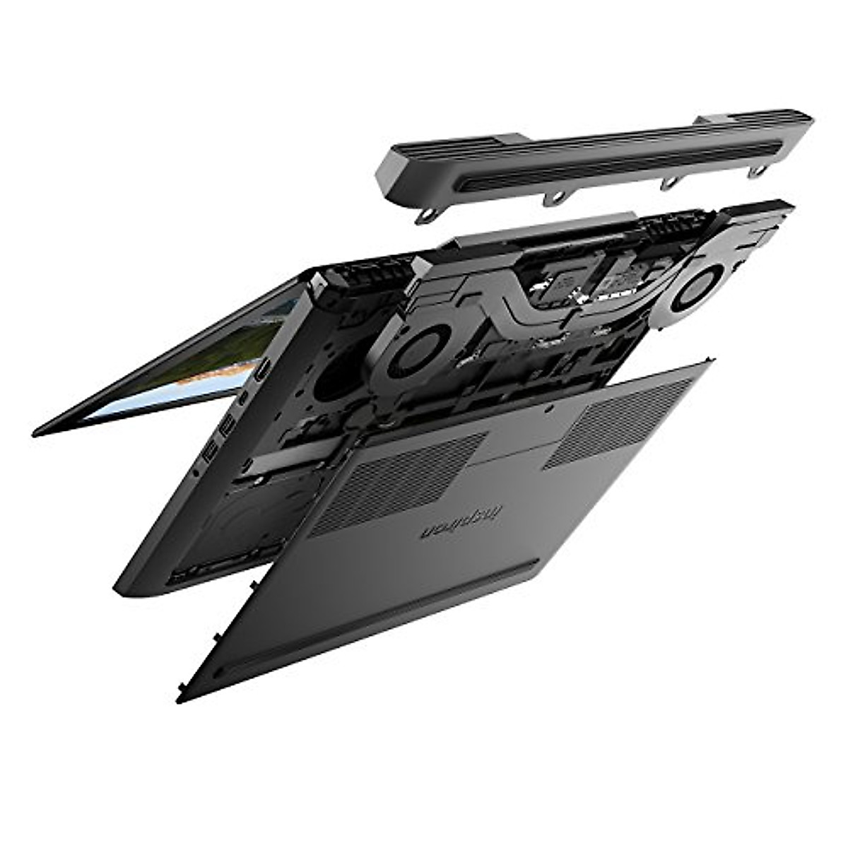 Dell i7577-7425BLK-PUS Inspiron UHD Display Gaming Laptop - 7th Gen Intel Core i7, GTX 1060 6GB Graphics, 16GB Memory, 128GB SSD + 1TB HDD, 15.6", Matte Black