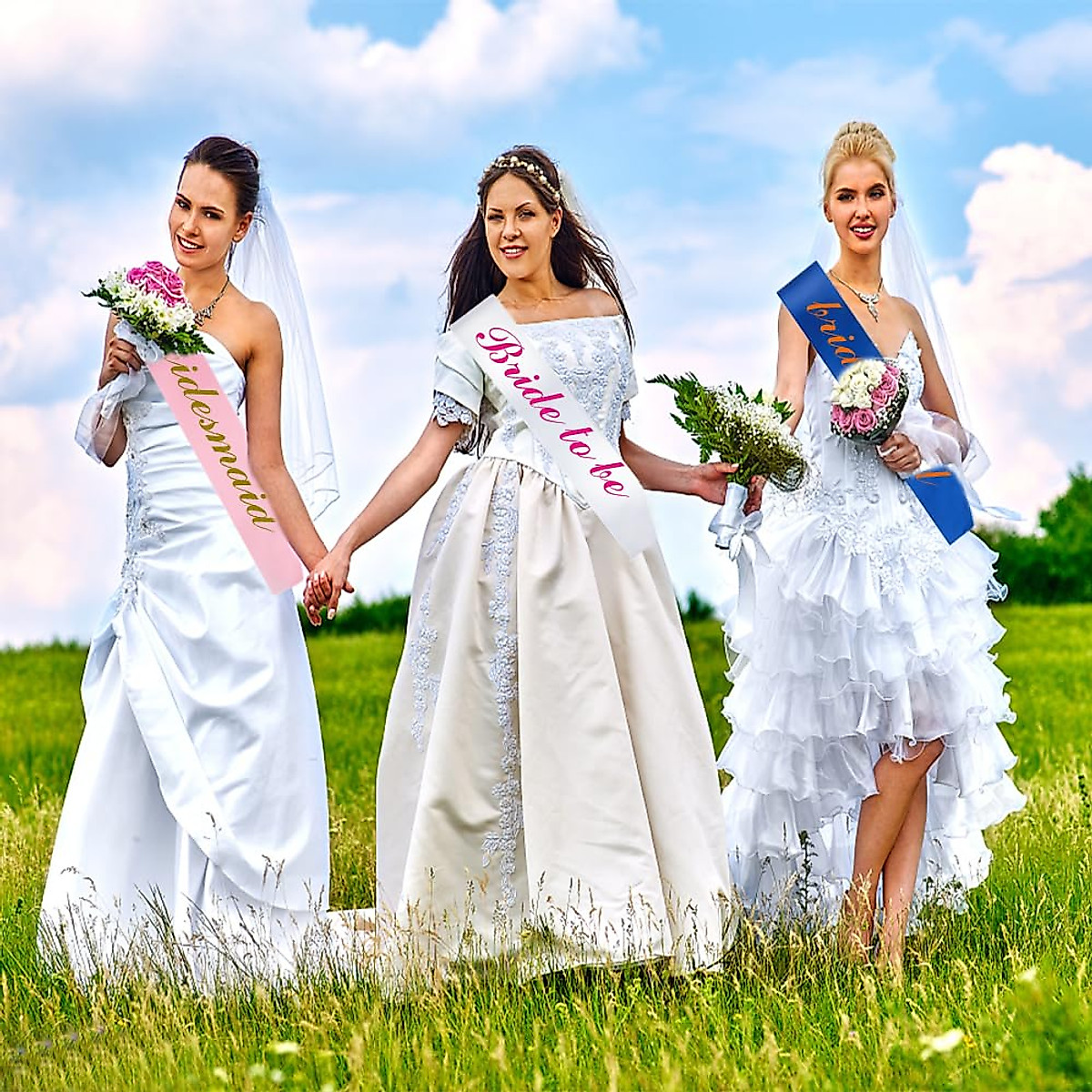 8 Pcs Sash Blank Satin Sash Royal Blue Sash Party Decorations, Bride To Be Sash, Plain Sash, Diy Sash Sashes for Pageants, Birthday, Homecoming, Graduation, Hen Party, Wedding, Make Your Own Sash