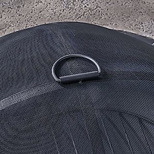 Christopher Knight Home Laraine Outdoor 32" Wood Burning Light-Weight Concrete Square Fire Pit, Grey