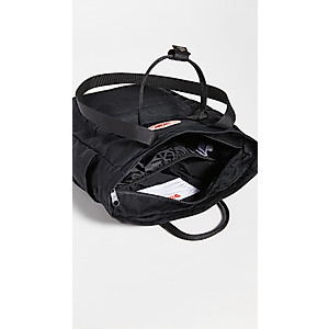 Fjallraven, Kanken Totepack Backpack with 13" Laptop Sleeve for Everyday Use and Travel, Black