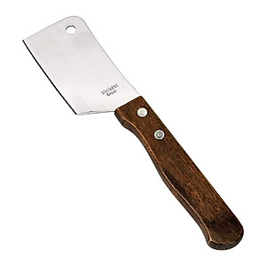 The Cleaver Chopping Knife: Versatile Camp Kitchen Knife with a Sharp Stainless Steel Blade, Hardwood Handle - Ideal for Kitchen, Restaurant and Camping