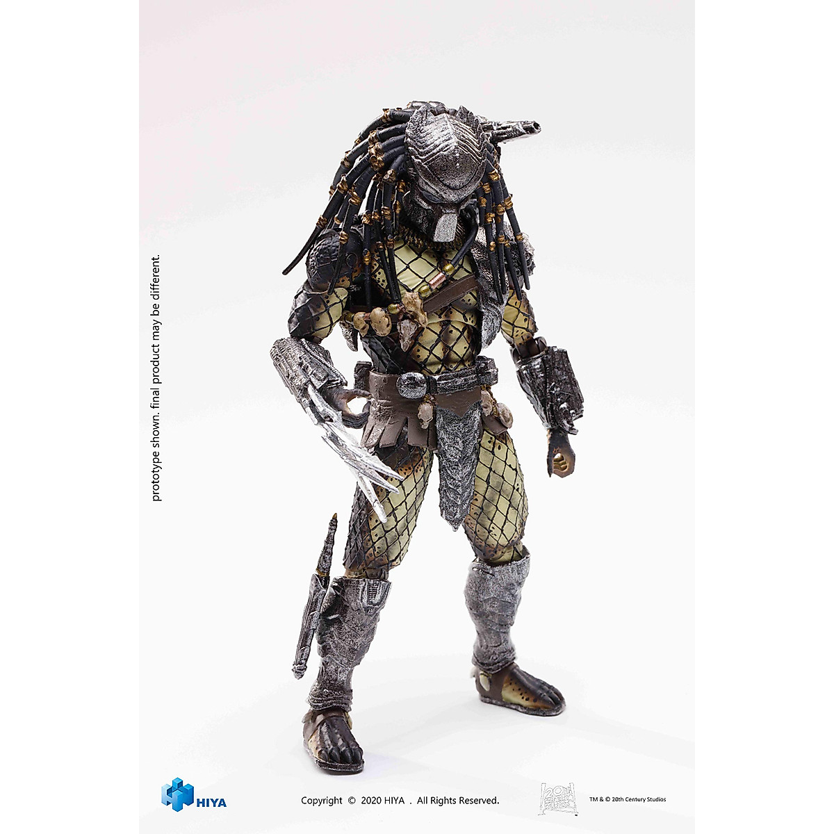 Hiya Toys Alien vs. Predator: Temple Guard Predator 1:18 Scale Action Figure, Multicolor