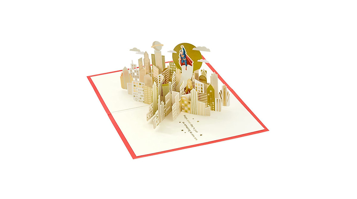 Superman Pop-Up Father's Day Card by Hallmark